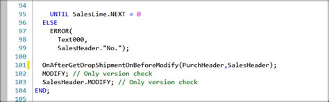 Event Request Codeunit OnAfterGetDropShipmentOnBeforeModify Issue Microsoft