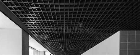Ceiling Cladding With Panels Stock Image Image Of Modern Texture 310991451