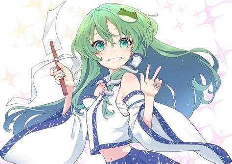 Kochiya Sanae Touhou Drawn By Kawayabug Danbooru