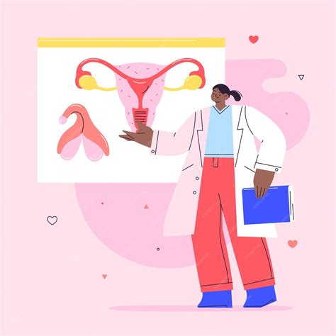 손으로 그린 성교육 그림 프리미엄 벡터