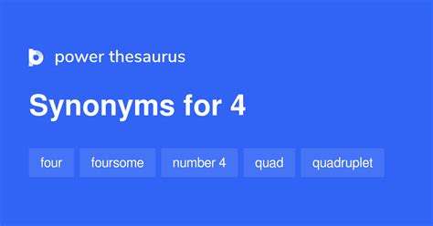 4 Synonyms 26 Similar Words And Phrases
