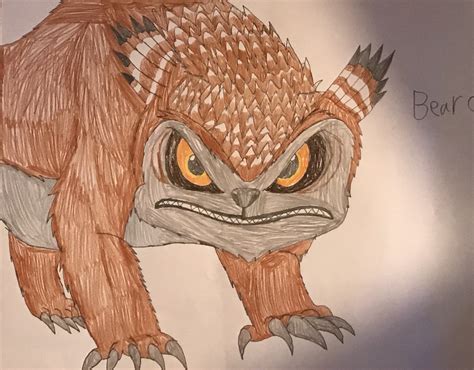 bear owl rl drawing by johnv2004 on deviantart