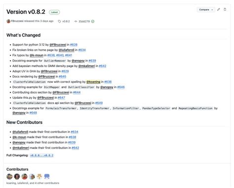 👋 Vincent Warmerdam On Linkedin Its Cool To See New Contributors On Scikit Lego This In Large