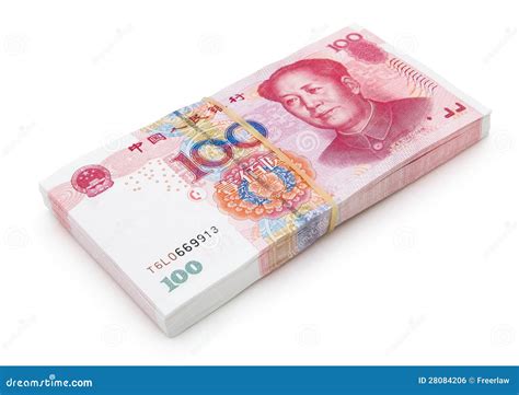 Stack Of Brand New RMB 100 Royalty Free Stock Image - Image: 28084206