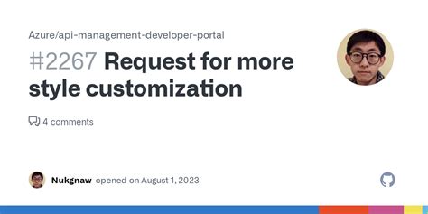 Request For More Style Customization · Issue 2267 · Azureapi