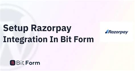 Razorpay Payment Field Bit Form