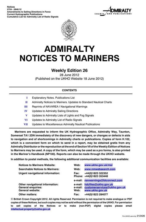 Understanding Notices To Mariners Their Role And Importance In