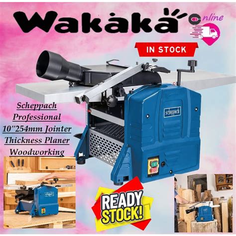 Scheppach Professional 10254mm Jointer Thickness Planer Woodworking Machine 1500w Shopee Malaysia