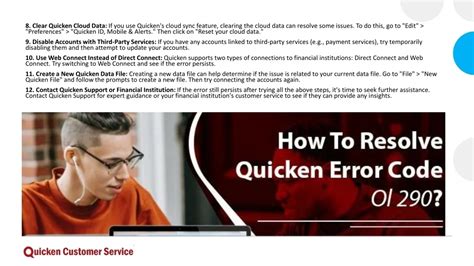 Ppt How To Fix Quicken Error Code Ol 290 Powerpoint Presentation
