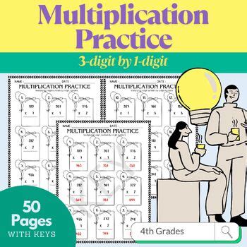 Multiplication Practice Multiplying Digit Numbers By Digit Numbers