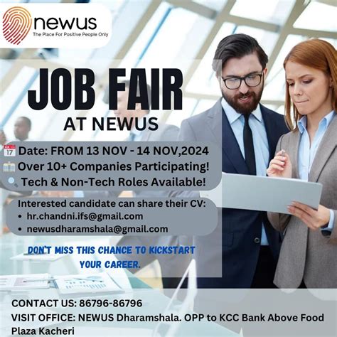 Newus Dharamshala On Linkedin Newus Is Organizing A Job Fair On 13 And