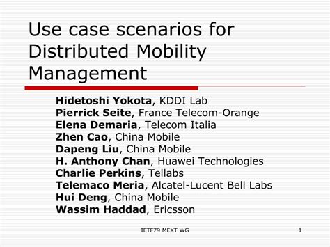 Ppt Use Case Scenarios For Distributed Mobility Management Powerpoint Presentation Id 5424915