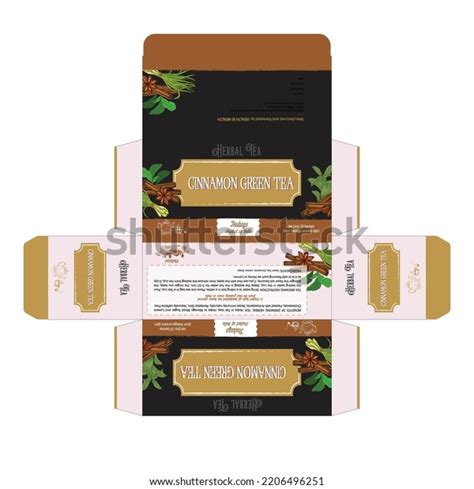 Herbal Tea Packaging Template Over 5969 Royalty Free Licensable Stock
