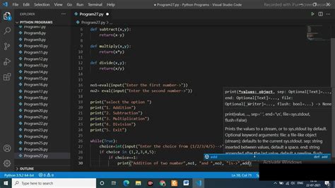 Python Program To Make A Simple Calculator Using Functions YouTube