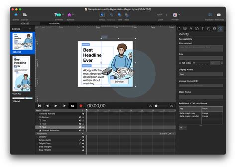 Using Hype Data Magic For Dynamic Ads Utilizing Built In And Custom