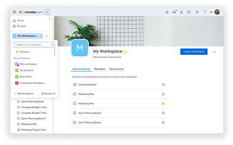 The Workspaces Support