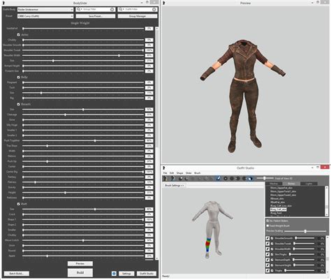[fo4] Dark Skin Tone In Bodyslide With Just Cbbe And Bodyslide