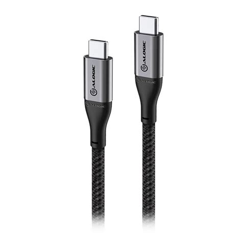 Alogic Super Ultra M USB C To USB C Cable Space Grey ULCC SGR Mwave