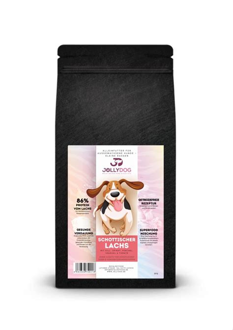 Getreidefreies Hundefutter Kleine Rassen Schottischer Lachs And Superfood