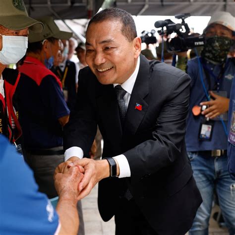 Taiwan Opposition Kmts Presidential Candidate Hou Yu Ih Slated For Us