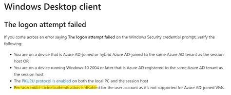 Aad Auth To Azure Vm Failing For Specific Users Only Microsoft Qanda