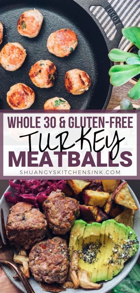 15 Minutes Italian Meatballs With Ground Turkey Shuangys