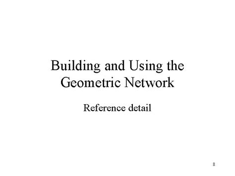 Geometric Networks In Arc GIS Sewer Water Roads
