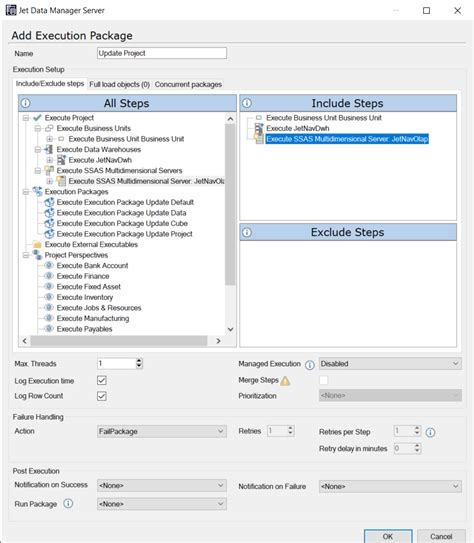 Create An Execution Package Global Data 365