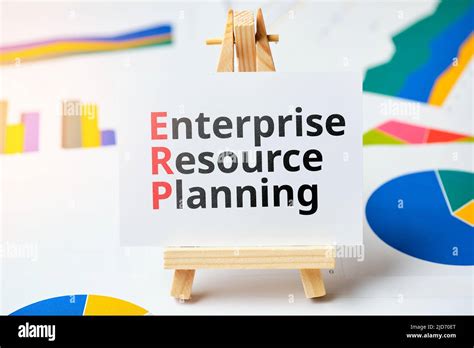 Concept ERP Or Enterprise Resource Planning Business Acronym The