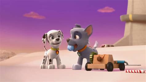 Paw Patrol S1 E11 Marshall Rocky By Giudirosso On Deviantart