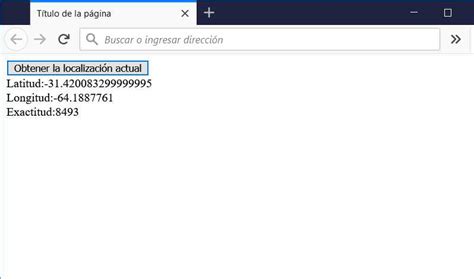 Geolocation Getcurrentposition