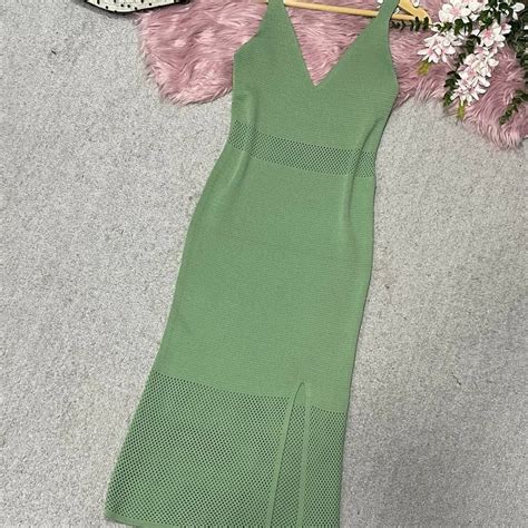 🛍نام ماکسی جذاب چاک دار🌱 عکس ویسگون