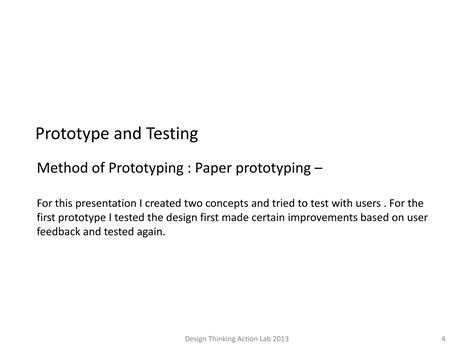 saikat design thinking lab prototyping and testing ppt