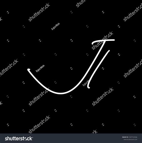 Couple Cursive Letters Initial Jl Signature Stock Vector Royalty Free 1597722556 Shutterstock