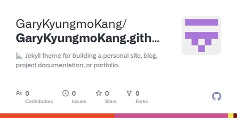 GitHub GaryKyungmoKang GaryKyungmoKang Github Io Triangular Ruler Jekyll Theme For Building