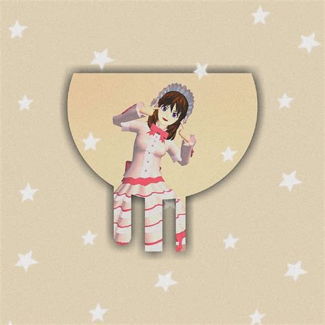 Haruka Meido Sakura School Simulator Kartun Lucu Gadis Kartun Lucu Kartun