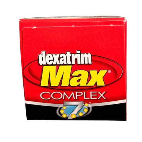 Dexatrim Max Complex 7 Capsules 60 Count Ephedra Free Dual Action