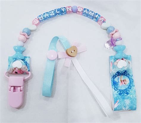 Simplyhandmad3 New Pacifier Holder Order Done Frozen