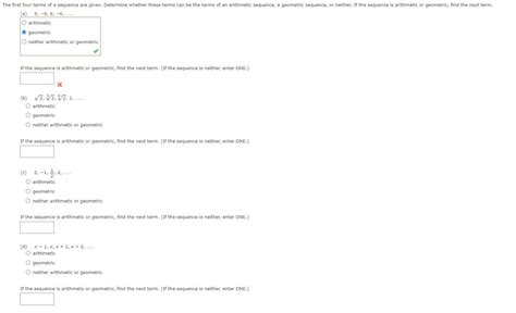 Solved A 6−66−6 Arithmetic Geometric Neither