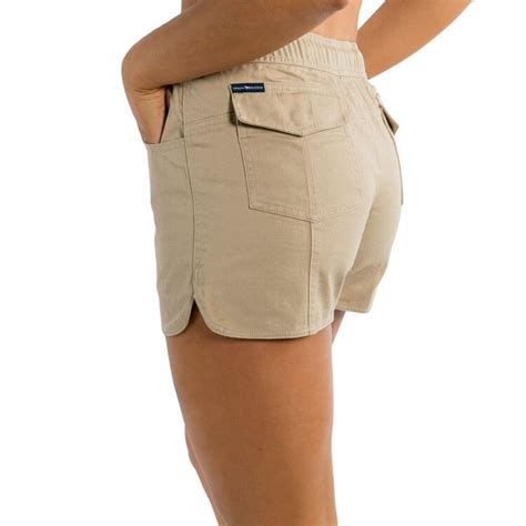 Ringers Western Womens Tora Heavy Weight Rugger Shorts Camel And Dark