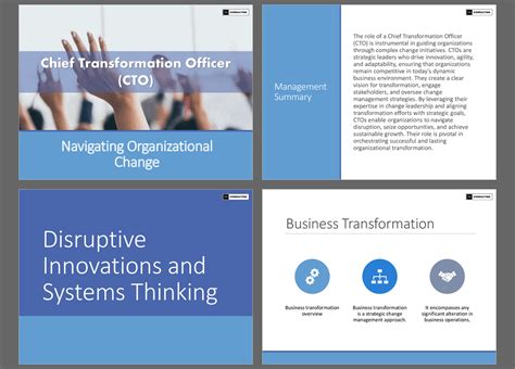 Chief Transformation Officer Cto Toolkit Ppt Slide Deck