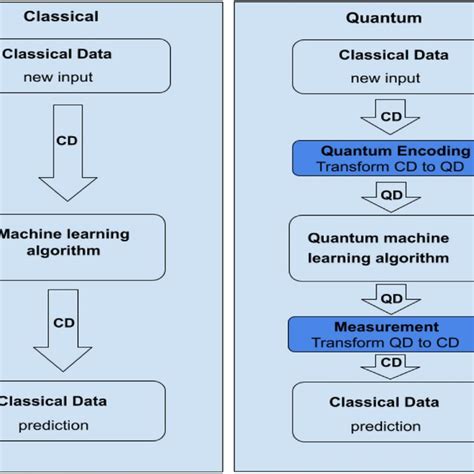 illustration of classical and quantum machine learning models²⁹