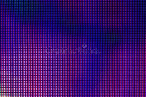 Closeup LED Lights Bulb Diode From LED TV Or LED Monitor Screen Display Panel Stock Image