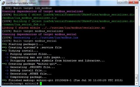 Helloworld In Lua On Raspberry Pi Running Mihini On Archlinux With