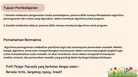 Materi Bab 6 Algoritma Dan Bahasa Pemrograman Pptx