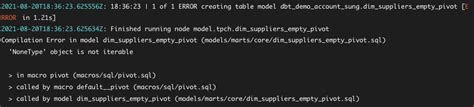 Dbtutilspivot Function Fails On Empty Table · Issue 280 · Dbt Labs