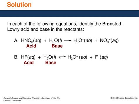 11.2 Brønsted–Lowry Acids and Bases - ppt download