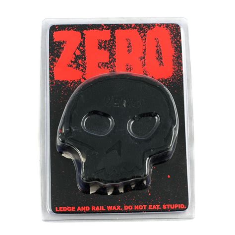 Zero Skull Skateboard Wax Black