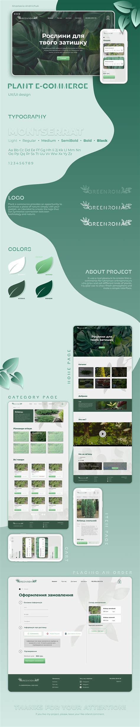 Plant E Commerce Behance