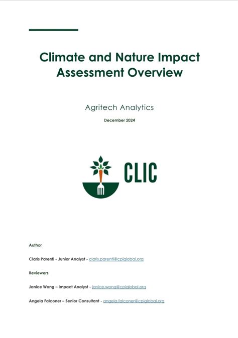 Clic Applies A Data Driven Evidence Based Methodology To Assess